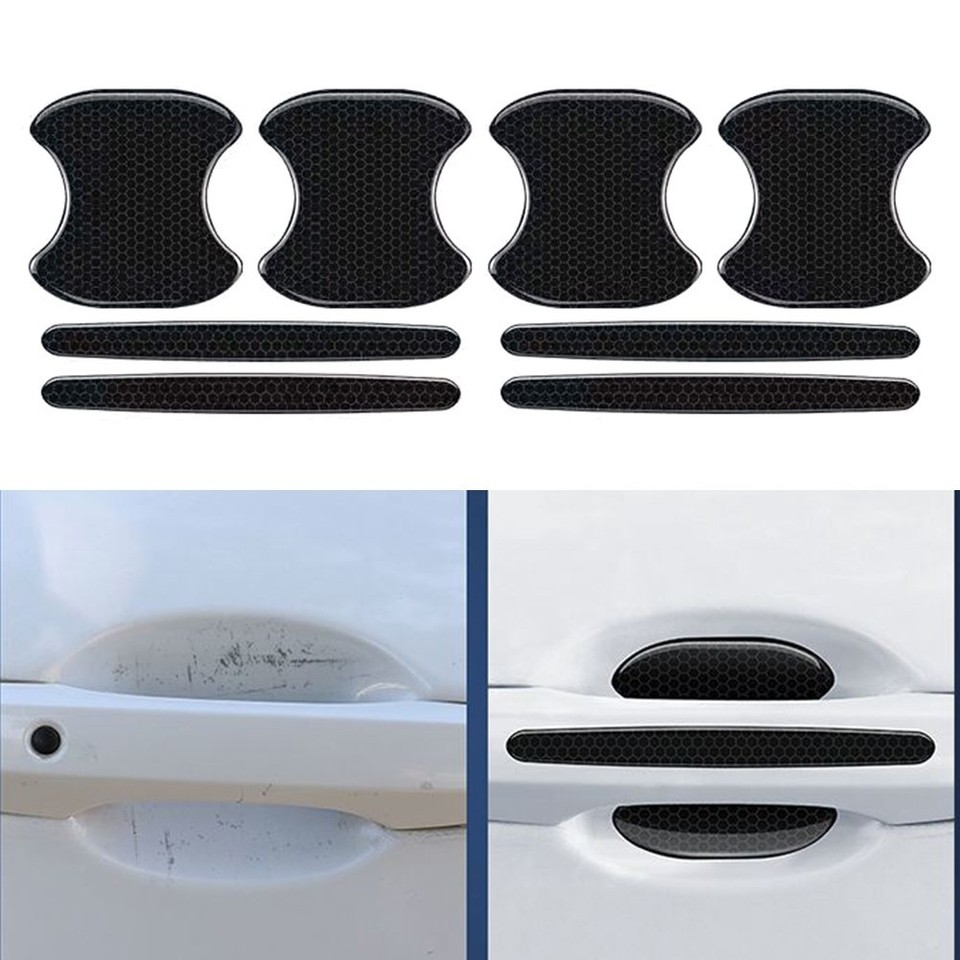 Transparent Epoxy Car Door Handle Stickers 4 Pack Protect Your Car Door ...