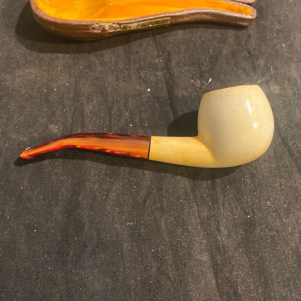 Vintage - CAO - Block Meerschaum Pipe - Signed Bekler - Hand Made ...