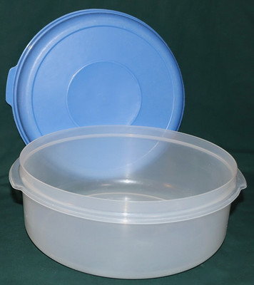Rubbermaid 22 Cup Sheer Round Servin Saver Bowl #5 with Blue Lid | eBay