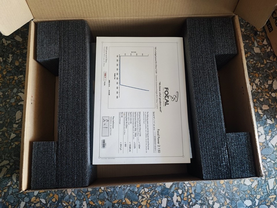 Rare Old School Focal FP 2.150 Amplifier NIB NOS Vintage Car Audio Sq ...