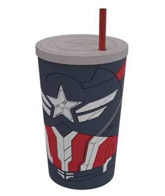4 Captain America Brave New World Gripper Cup AMC Exclusive PREOWNED | eBay