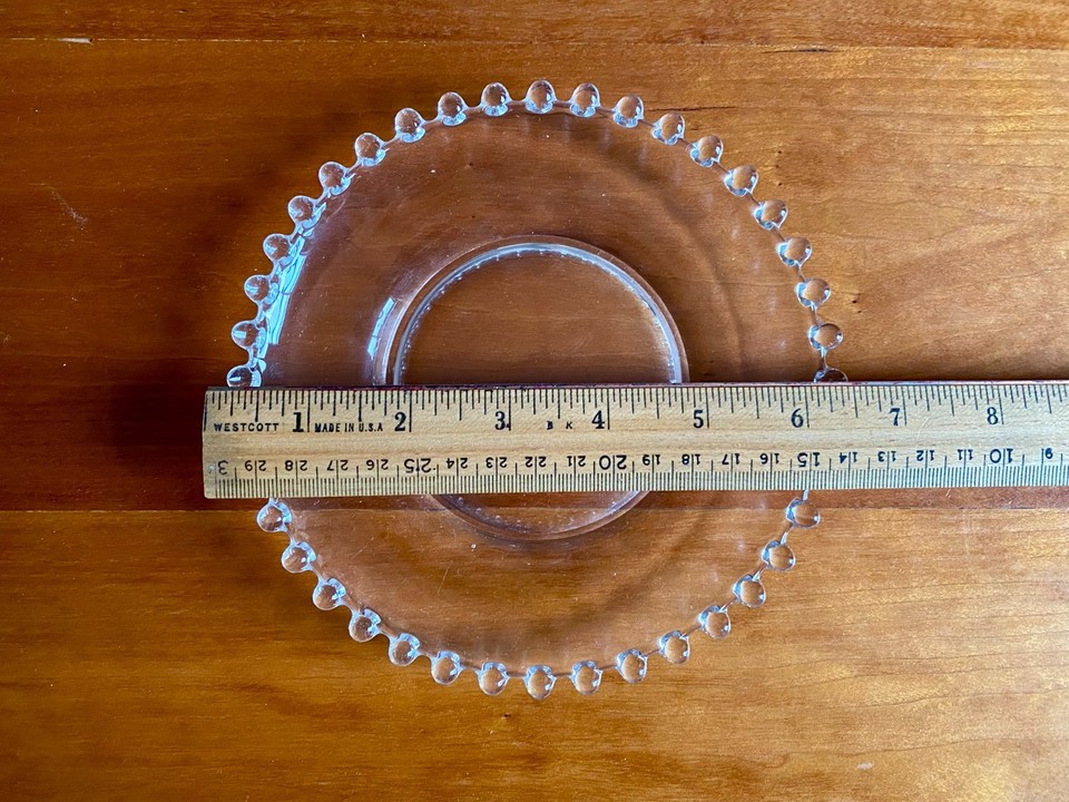 Imperial Glass Candlewick Clear (Stem 3400) - 6.5" Dessert/Salad Plate ...