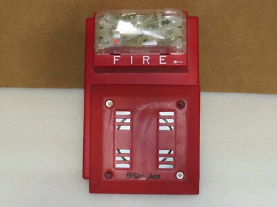 SIMPLEX 4901-9816 FLUSH HORN WITH 4904-9145 STROBE FIRE ALARM | eBay