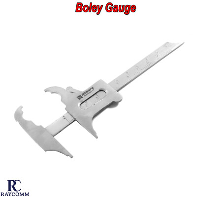 Boley Gauge Caliper Vernier Measuring Dental Implant Lab Ortho Surgical ...