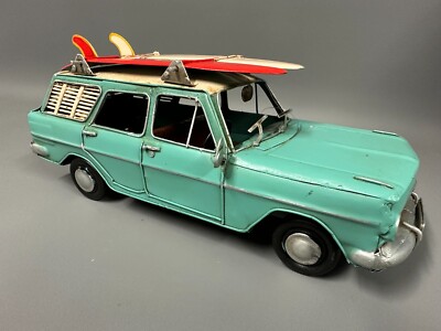 BNWT Boyle Industries 29cm Teal EH Tin Automobelia Collector Surf ...