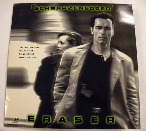 Laserdisc: Eraser - Arnold Schwarzenegger, James Caan, Vanessa Williams ...