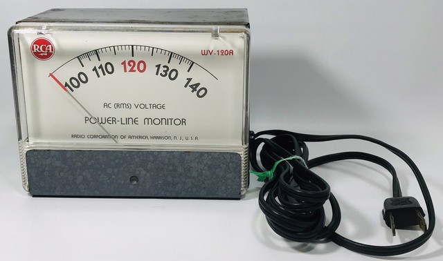 Vintage RCA WV 120a Electric Power Line Voltage Monitor for sale online ...