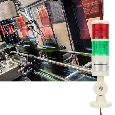 24VDC Machine Warning Light LED Indicator Caution Signal Constant Light ...