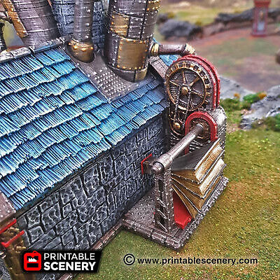 Dwarf Settlement Forge by Makers Anvil, 3D Printed Tabletop RPG Scenery ...