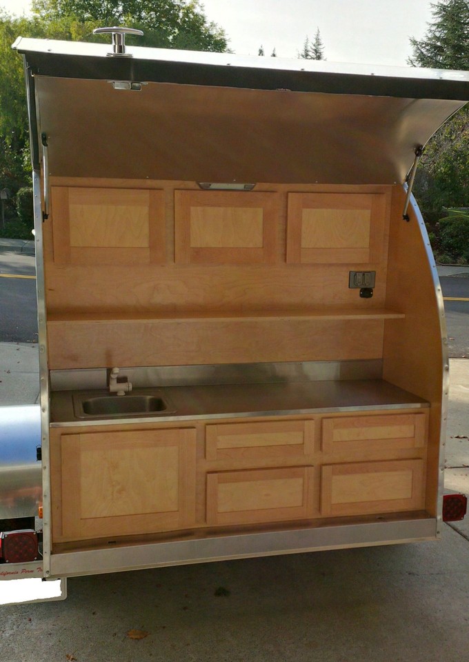 DIY Plans to Build Your 5'x10' Extra Tall Teardrop Tear Drop Camper ...
