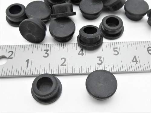 5/8” Hole Plugs Thick Panel Plug- 100 Pack Rubber Bumper Push-In Stem ...