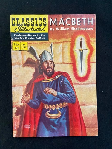 Classics Illustrated Comic #128 HRN 128 VF+ comic 1st ed. MACBETH | eBay