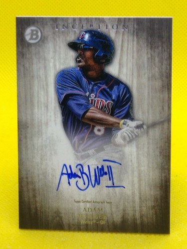 Adam Walker 2014 Bowman Inception Prospect AUTOGRAPH #PA-AW | eBay