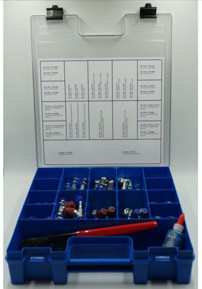 Burgaflex Automotive Air Con Fitting Kit - 61 Piece Kit | eBay