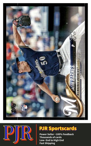 2018 Topps Update #US40 Jacob Barnes Milwaukee Brewers | eBay