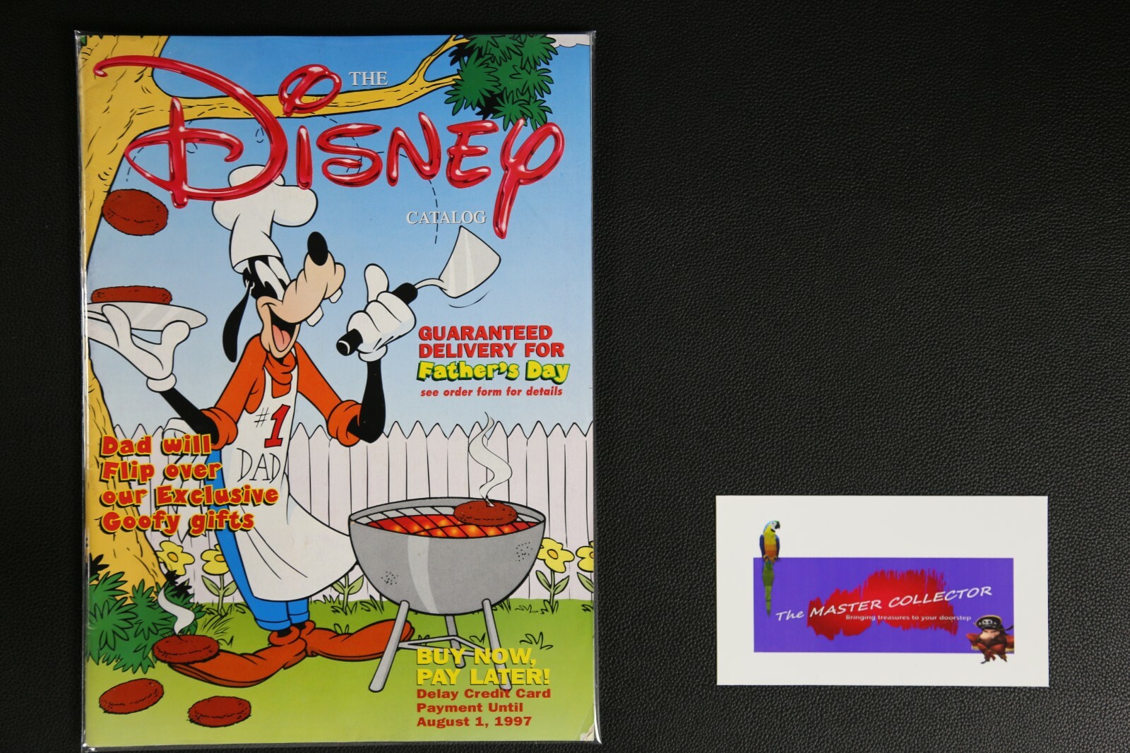 💎THE DISNEY CATALOG GOOFY #1 DAD FATHERS DAY COOKING HAMBURGERS BBQ💎 | eBay