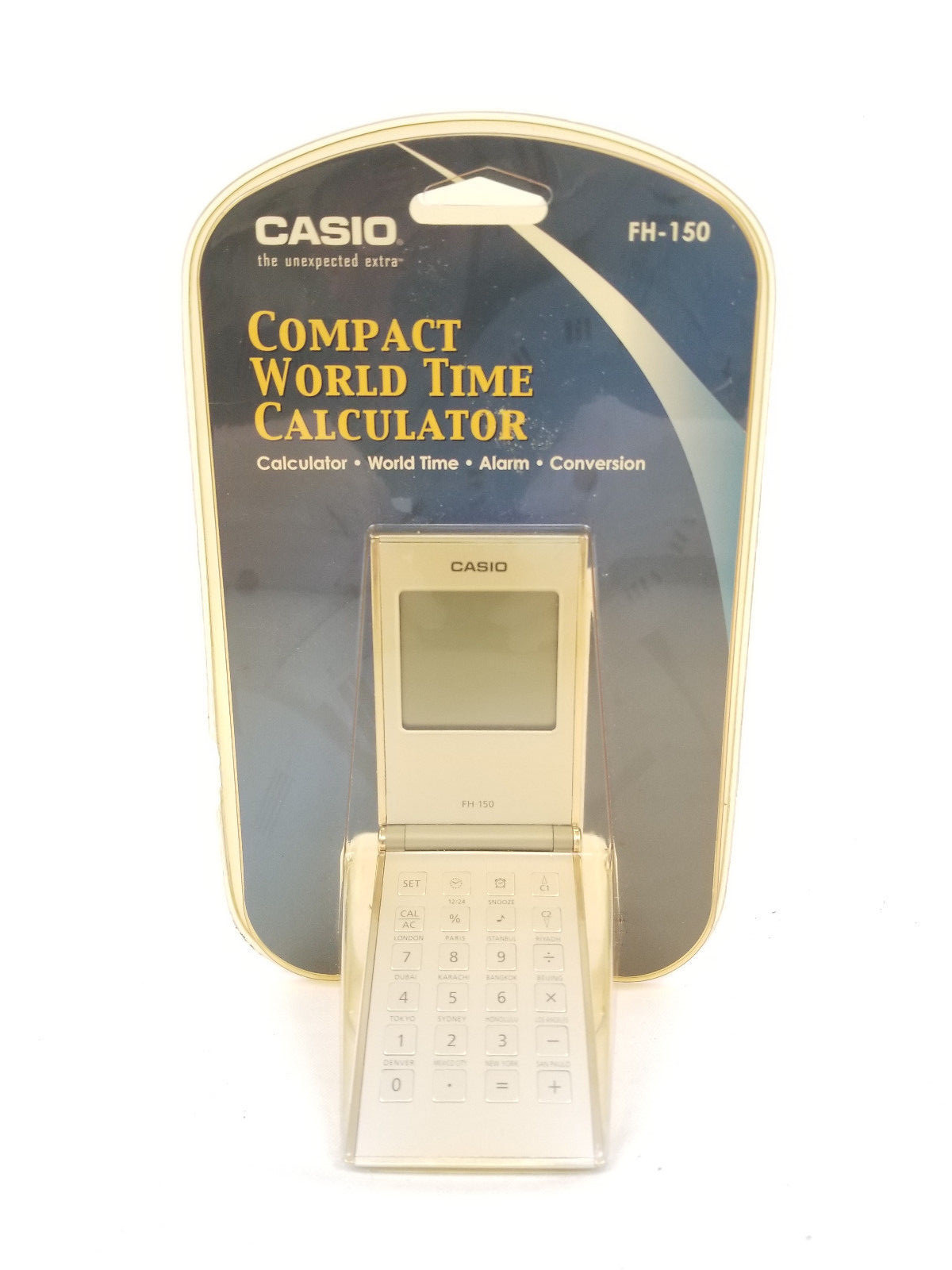 Brand New Vintage Casio Compact World Time Calculator FH-150 Sealed | eBay