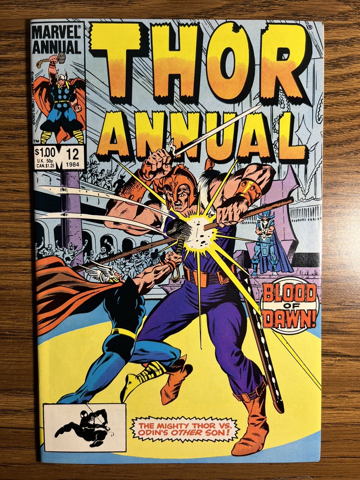 THOR ANNUAL 12 DON PERLIN COVER 1ST APP OF VIDAR MARVEL COMICS 1984 ...