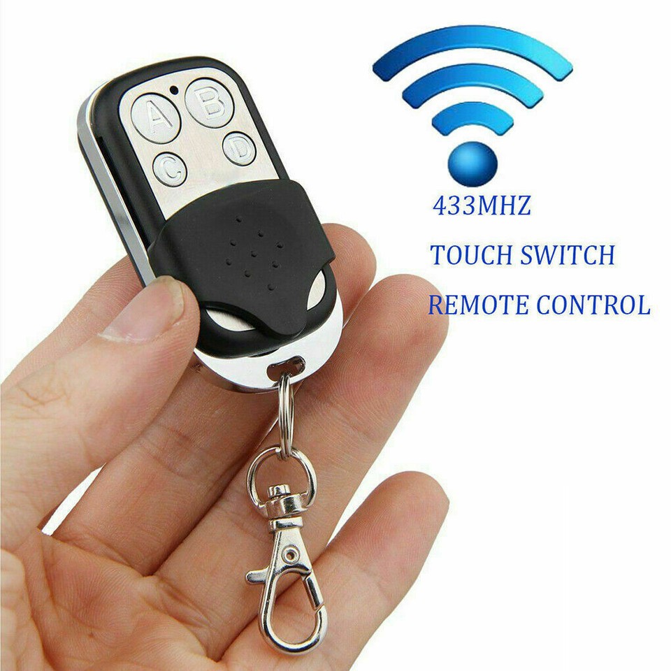 Universal Garage Door Cloning Remote Control Key Fob 433MHz Gate Copy ...