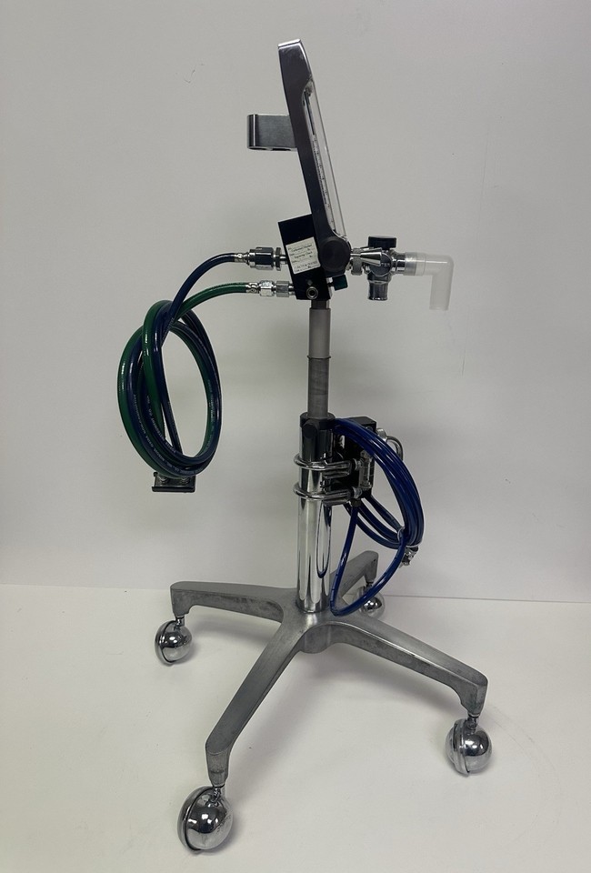 Porter MXR Dental Nitrous Oxide Flowmeter & Stand W/ Scavenger Tubings ...