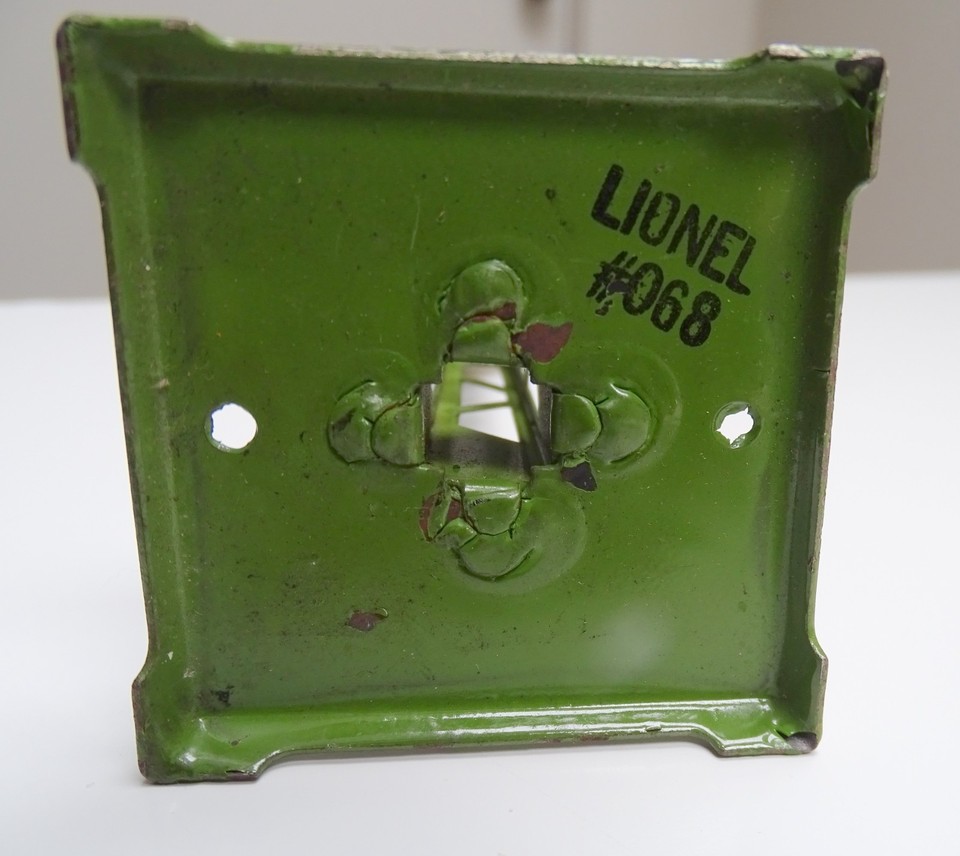 Prewar Lionel 068 Warning Signal with Brass Sign and one Finial | eBay