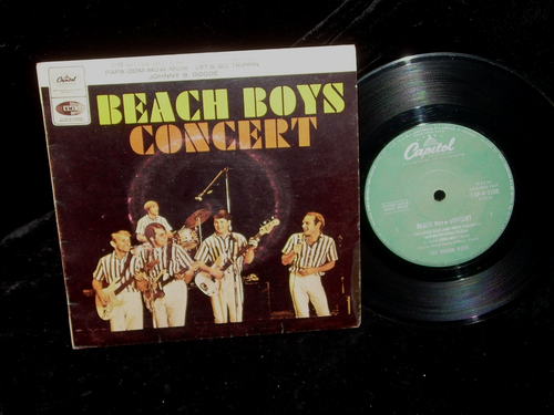 The Beach Boys 45 EP CAPITOL EAP 4-2198 Beach Boys Concert w/ PS Sleeve ...
