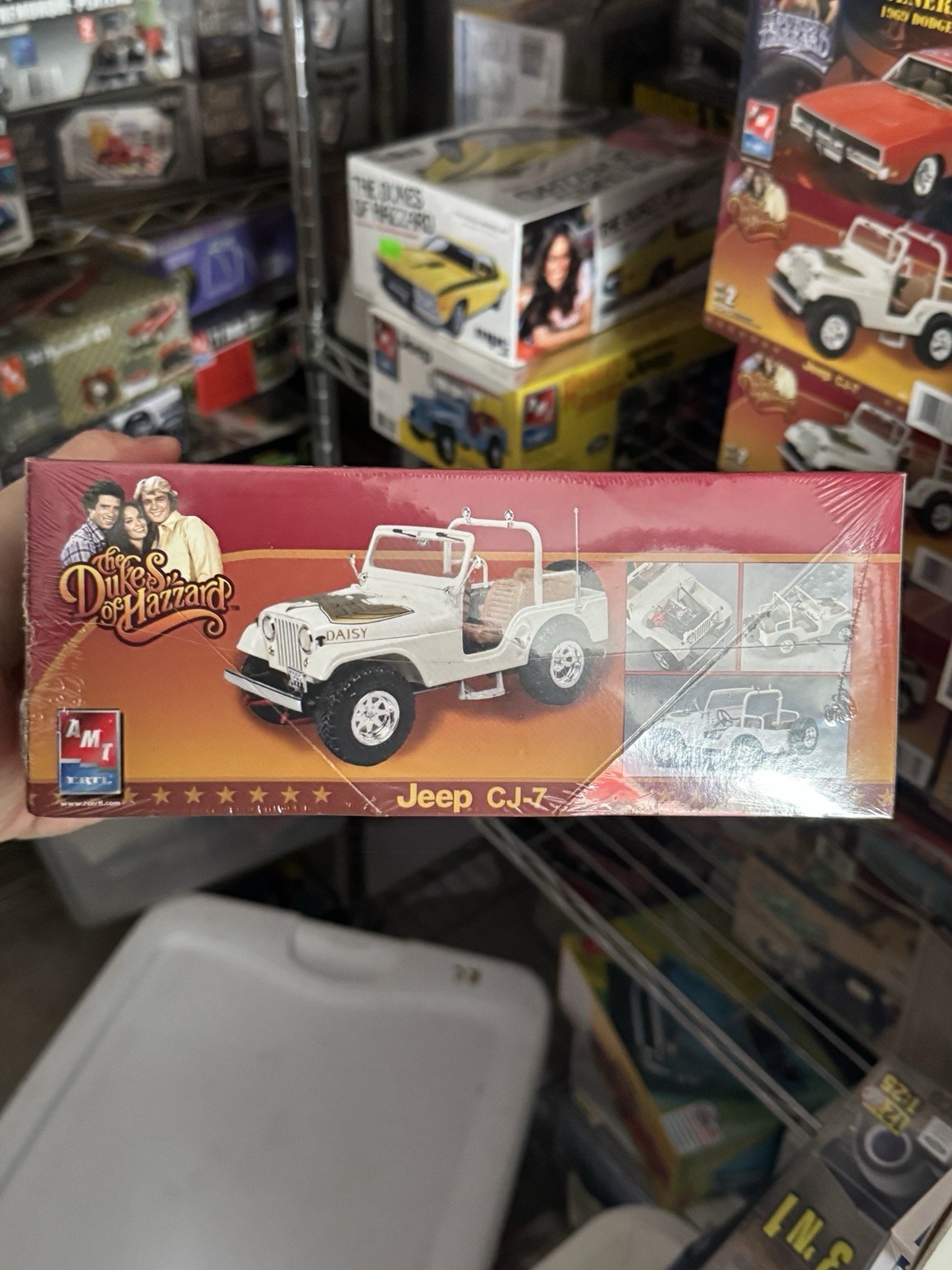 New AMT ERTL The Dukes of Hazzard RC2 Daisy Duke Jeep CJ-7 Sealed Model ...