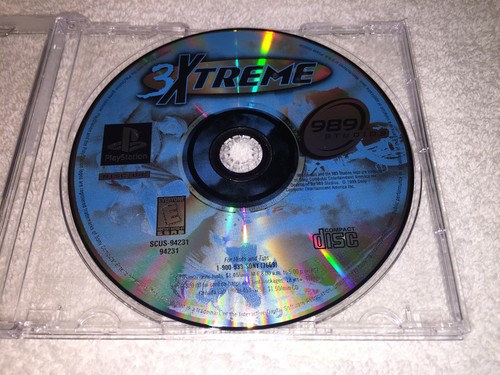 3Xtreme (Sony PlayStation 1, 1999) PS1 Black Label Game in Plain Case ...