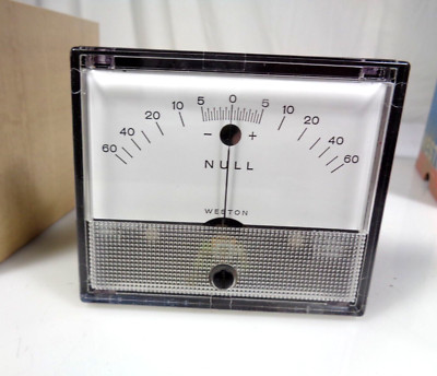 Vintage Weston Null Meter Gauge/indicator Model 1936 with original box ...