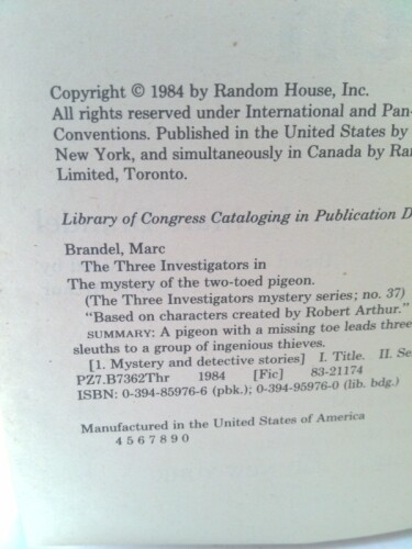 Myst Two-Toed Pigeon by Brandel, Marc 9780394959764 | eBay