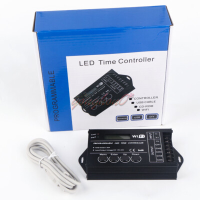 TC421 DC12-24V WIFI Connect Time Programmable LED Controller With 5CH ...