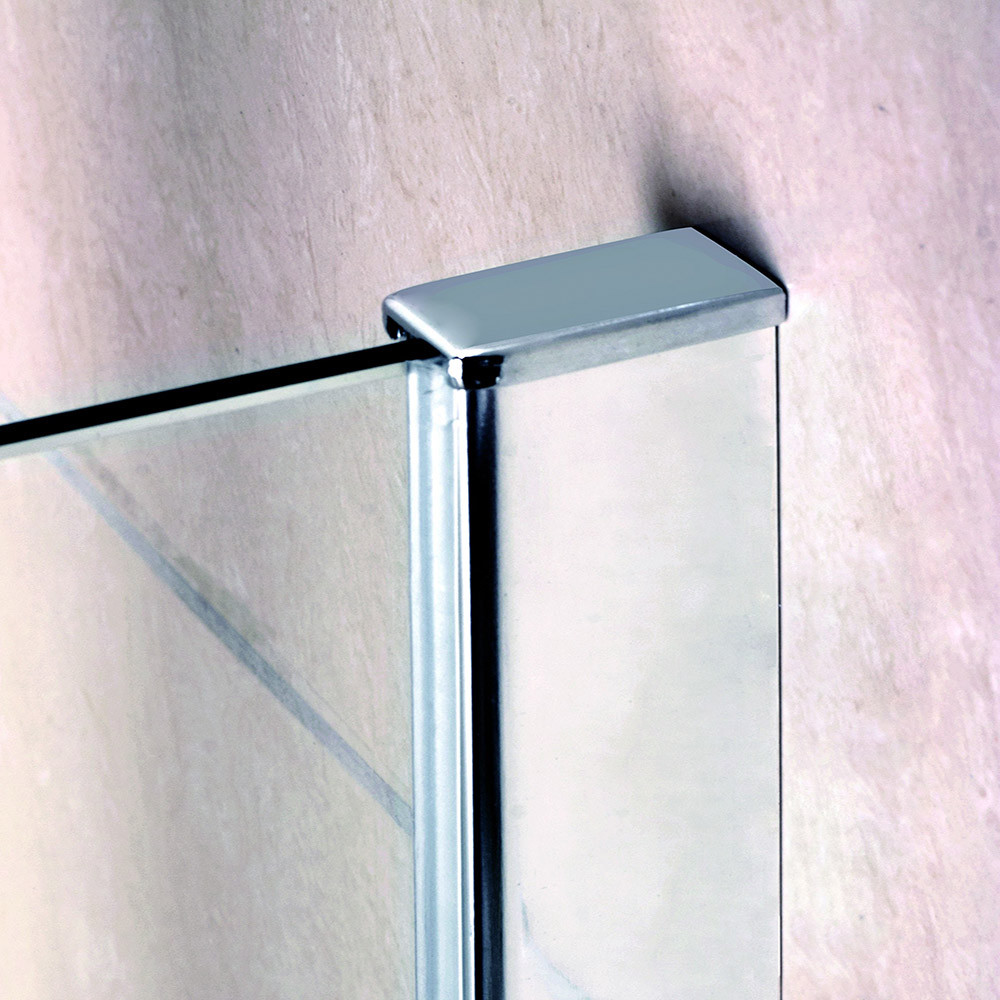 Aica 250x1400mm Fixed Panel Over Bath Shower Screen Water Deflector ...