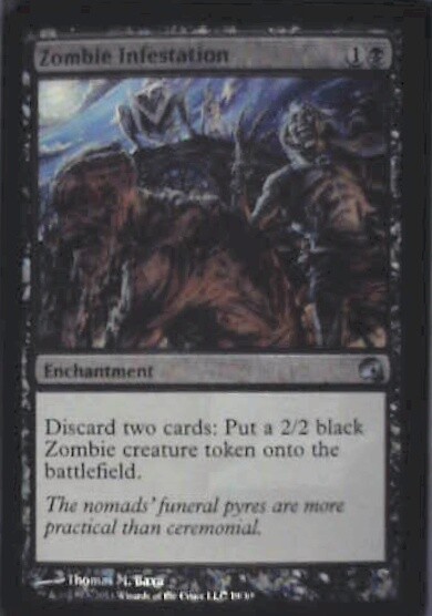 MTG Zombie Infestation Premium Deck Series: Graveborn 19/30 Foil ...