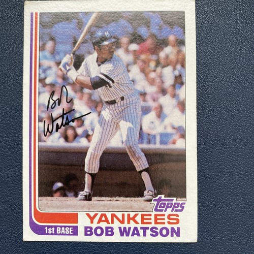 1982 Topps Bob Watson New York Yankees #275 | eBay