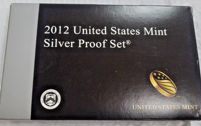 2012-S US Mint SILVER PROOF SET 14-Coin Proof Set Complete Slides/Box+COA SA19 | eBay