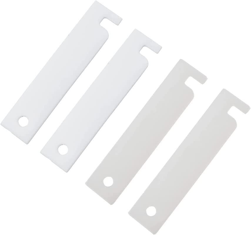 4PCS WE3M51 WE3M52 Clothes Dryer Teflon and Nylon Drum Bearing Slide ...