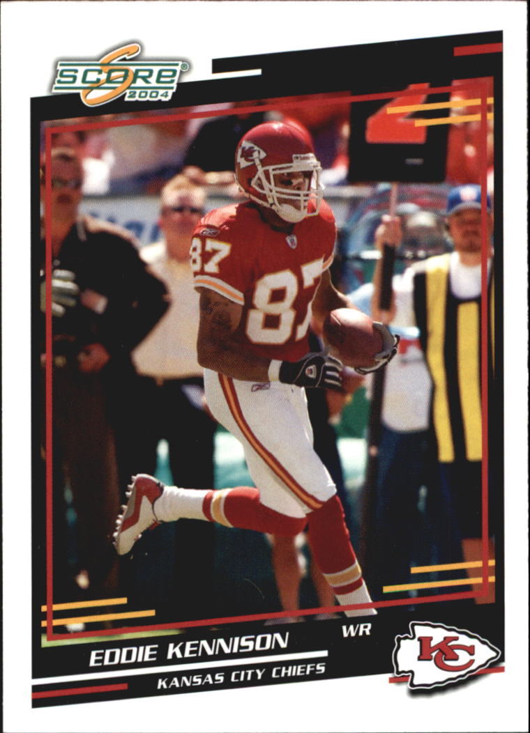 2004 Score Glossy Kansas City Chiefs Football Card #155 Eddie Kennison ...