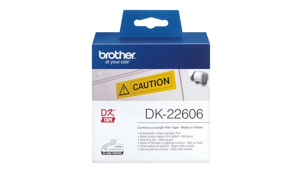 Brother QL Continuous Film Tape 62mm Yellow DK22606 for sale online | eBay