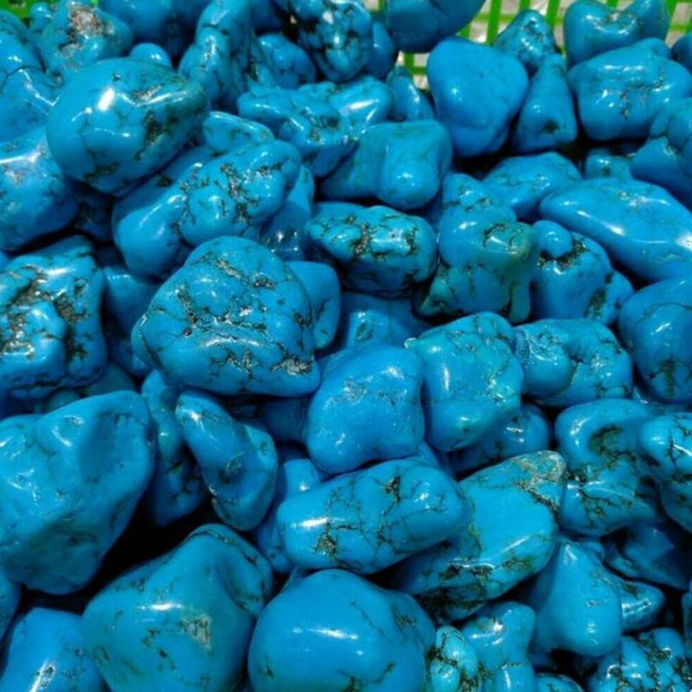 3 - 5cm Natural Turquoise Rough Gemstone Crystal Blue Turquoise Stones ...