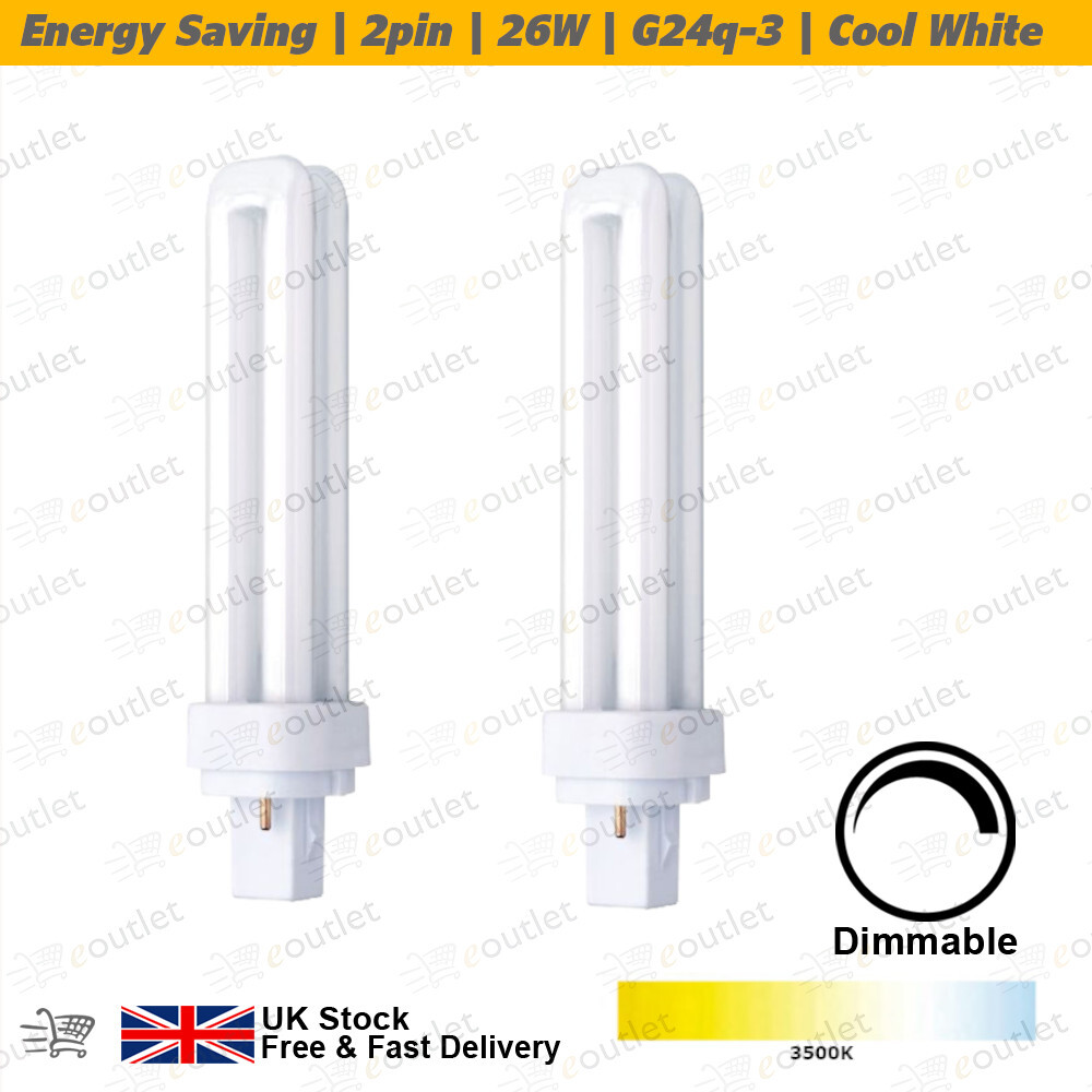 Bell BLD Double Turn G24d-1/G24q-2/G24d-3 CFL Compact Fluorescent Light ...