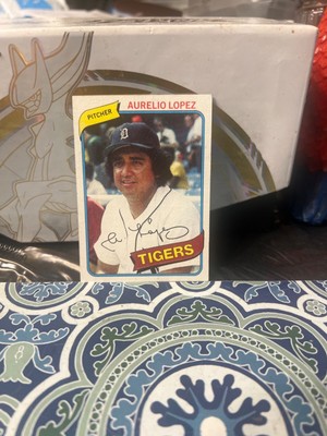 AURELIO LOPEZ SIGNED AUTOGRAPH 1981 TOPPS CARD #101 DETROIT TIGERS Auto ...
