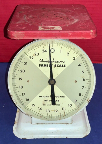 Vintage American Family Scale - General Household Scale - 24 lbs. | eBay