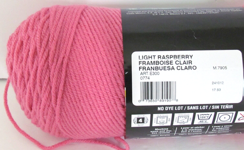 Red Heart Super Saver #0774 Light Raspberry Yarn, 7 oz., 364 yards, HTF ...