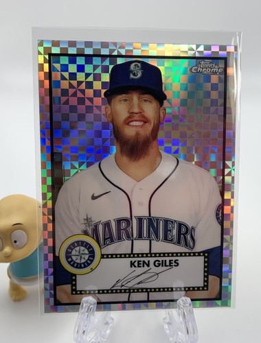 2021 Topps Chrome Platinum Anniversary X-Fractor #437 Ken Giles Seattle ...