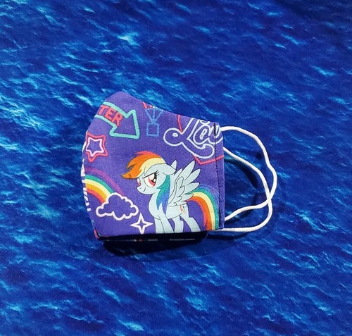 Washable Handmade Fabric Face Mask filter pocket MY LITTLE PONY | eBay