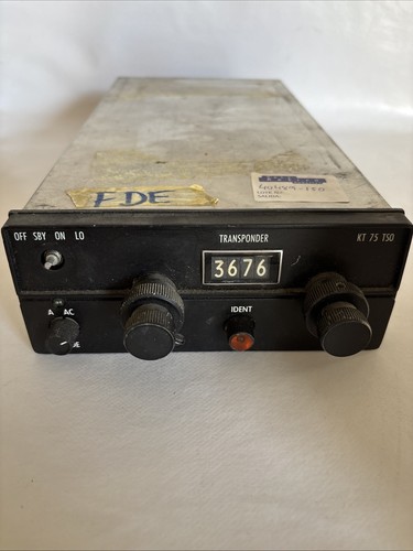 King Radio Transponder KT 75 TSO TKM MX11 COMM For Pieces FE0073 USED ...