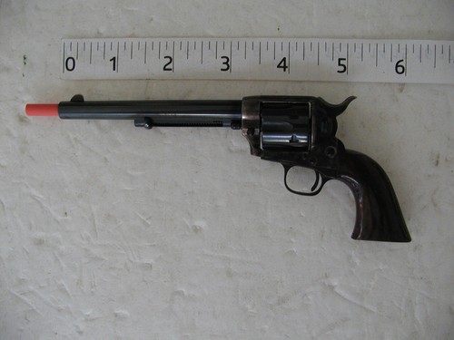 Miniature Uberti non firing Colt SA Revolver (47% scale) with walnut ...
