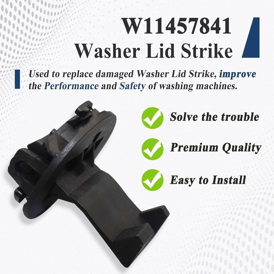4Pcs W11457841 Washer Lid Strike New For (Mtg,WPL) Door Lock 4-Pack | eBay