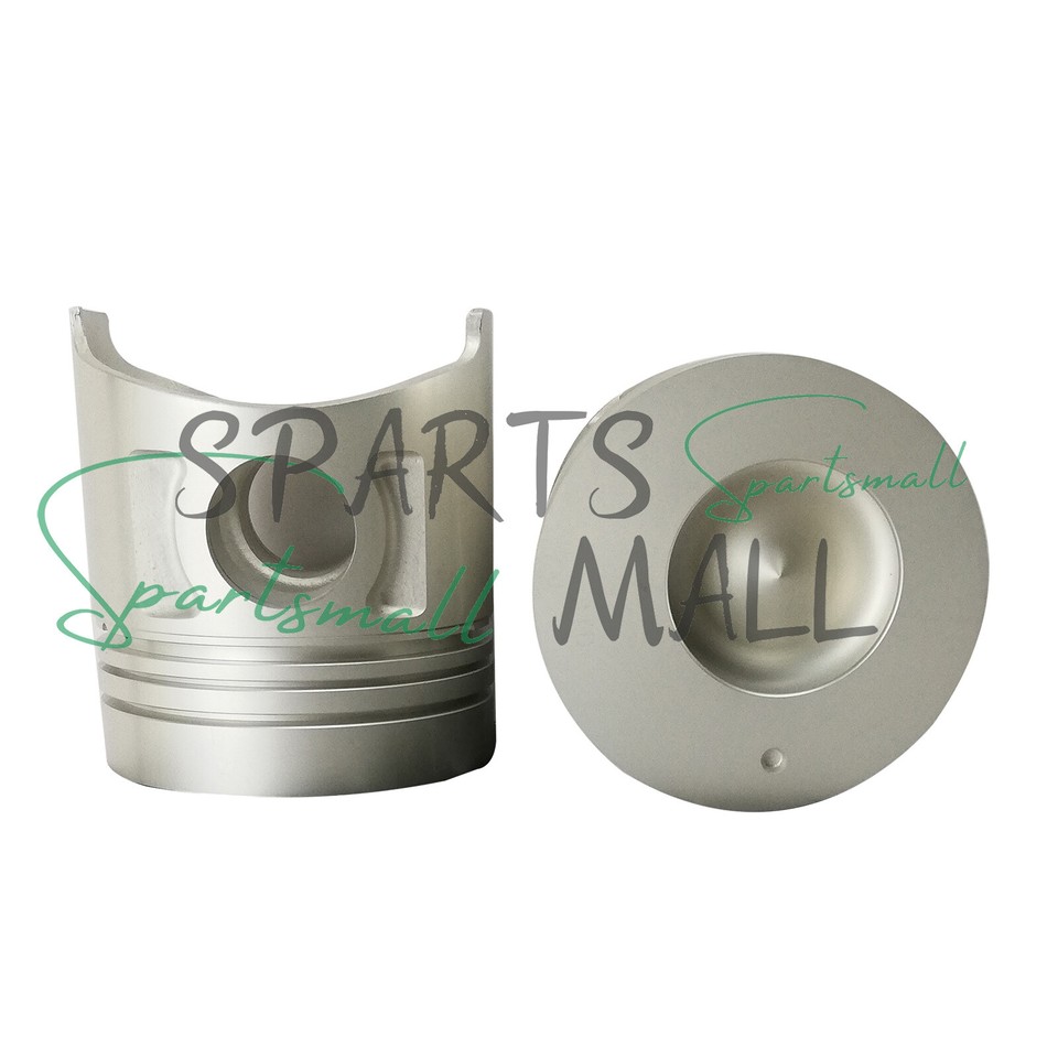 4PCS Piston + Piston Rings For Mitsubishi 4D32 4D32T Engine 52mm STD ...