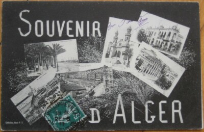 Alger, Algeria 1911 Postcard: Six Souvenir Views - Africa | eBay